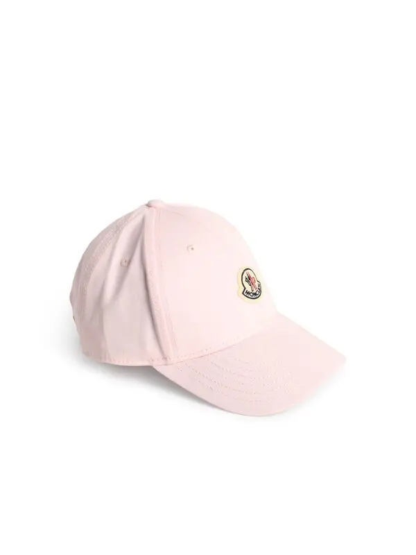 Moncler Cotton Cap With Iconic Logo Patch