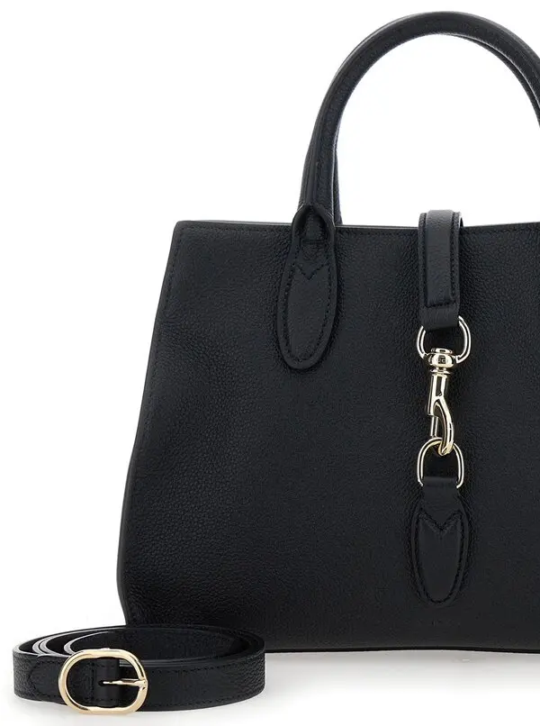 Gucci Jackie Leather Handbag With Horsebit Detail - Multicolor