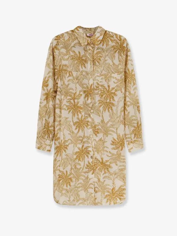 ERES Long Sleeve Printed Cotton Shirt