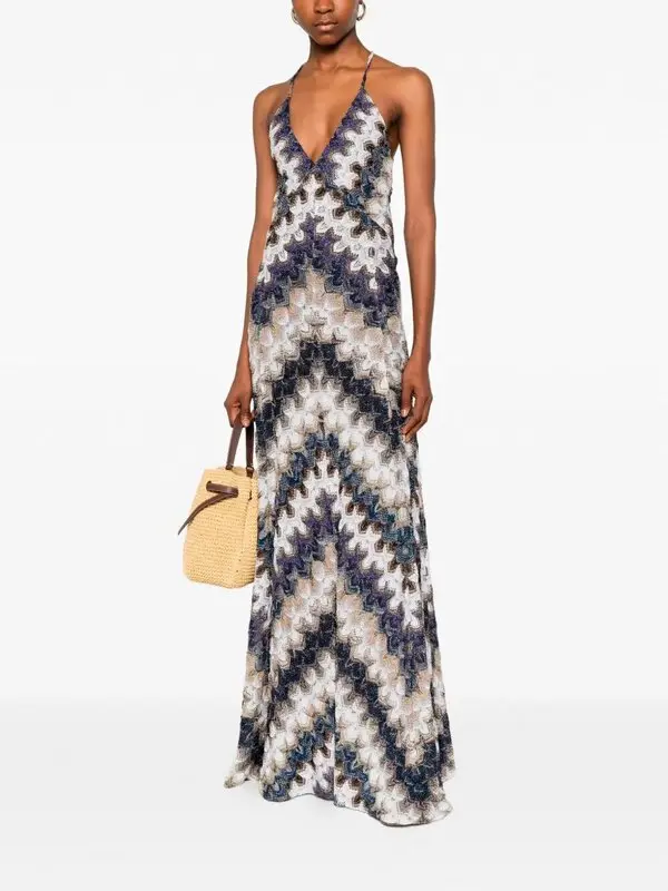 Missoni Sleeveless Long Dress - Multicolor