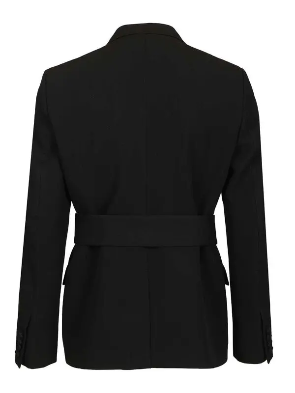Valentino Garavani Virgin Wool Blazer With Belt