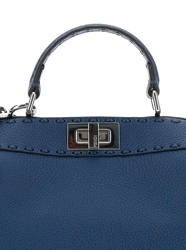 Fendi Peekaboo Iseeu Small Leather Handbag With Shoulder Strap - Multicolor