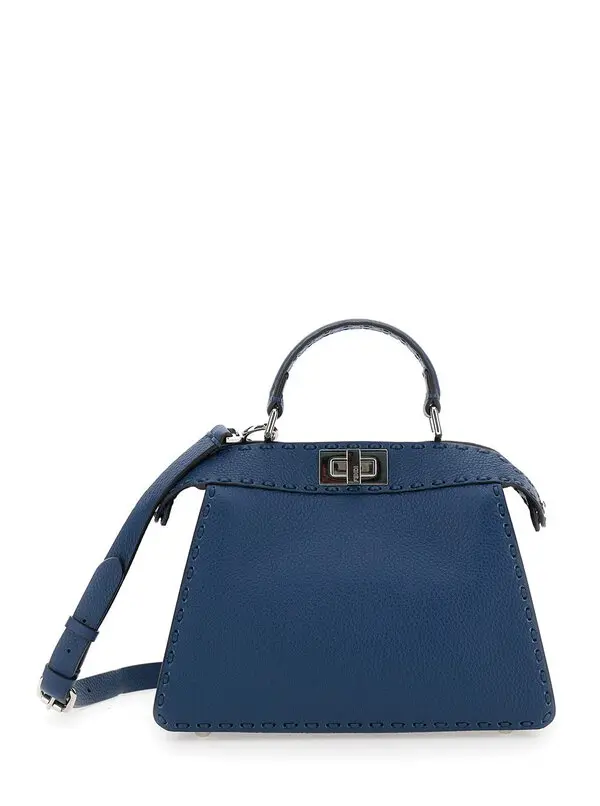 Fendi Peekaboo Iseeu Small Leather Handbag With Shoulder Strap - Multicolor