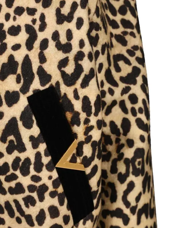 Valentino Garavani Wool Drap Bomber Jacket - Multicolor
