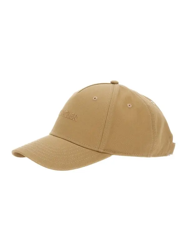 Moncler Cotton Baseball Cap With Tonal Logo - Multicolor