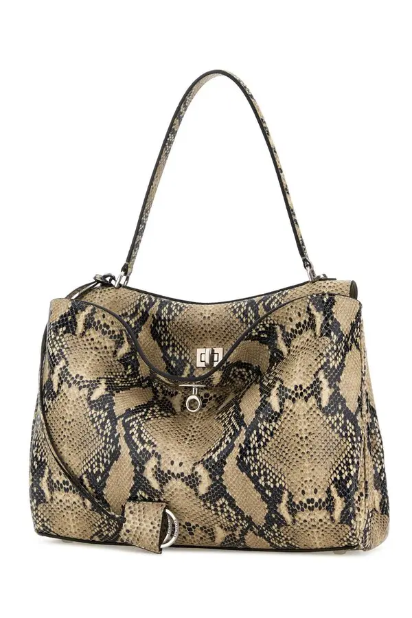 Balenciaga Printed Leather Medium Rodeo Handbag - Multicolor