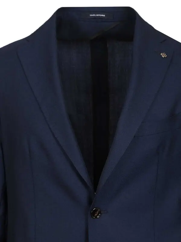 Tagliatore Unlined Blazer In Lightweight Cashmere