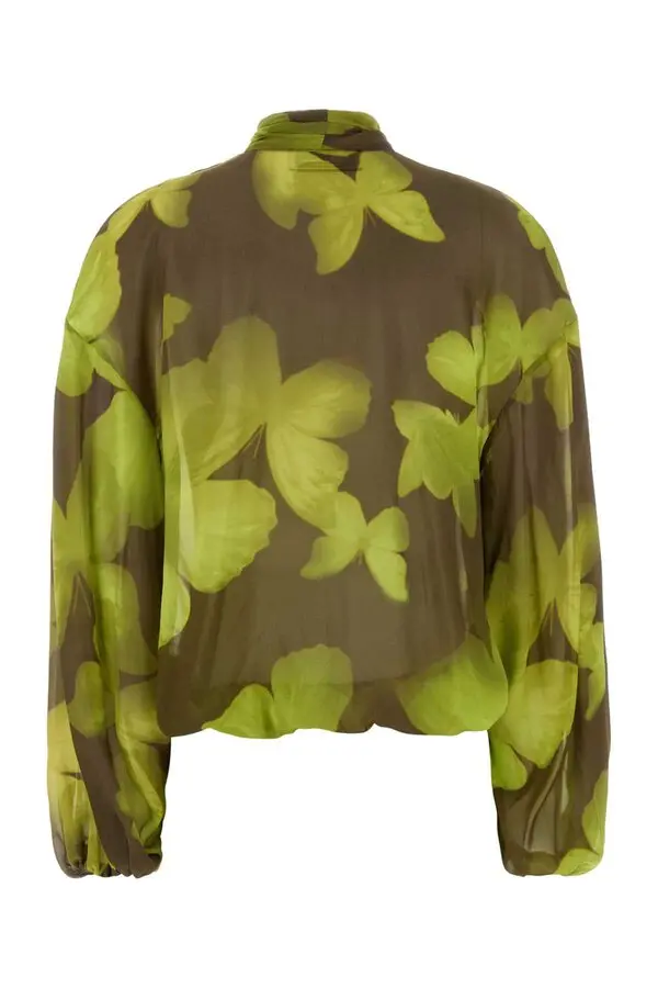 Blumarine Printed Georgette Blouse - Multicolor
