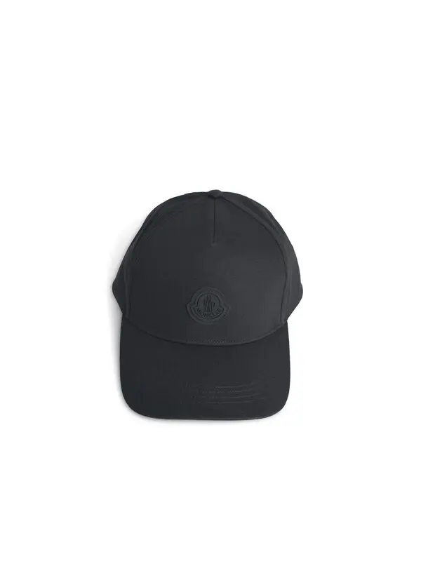 Moncler Cotton Cap - Black