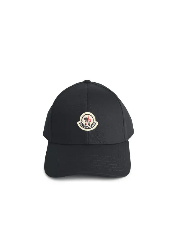 Moncler Cotton Cap - Black