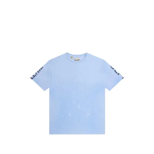 GALLERY DEPT. Light Paint-splatter Cotton T-shirt - Blue