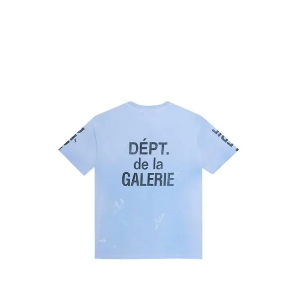 GALLERY DEPT. Light Paint-splatter Cotton T-shirt - Blue