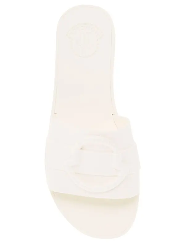 Moncler Rubber Slide With Embossed Logo - Multicolor