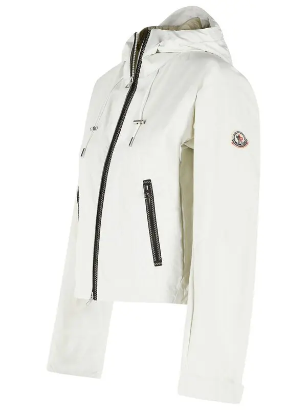 Moncler Lasanca Hooded Jacket - White