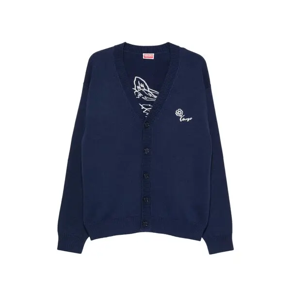 Kenzo Cardigan With Floral Embroidery