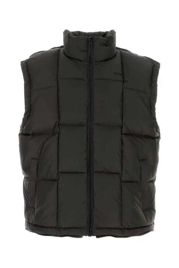 Vetements Down Vest - Brown