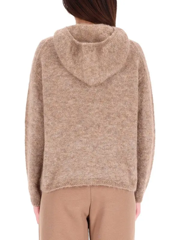 Max Mara Hooded Mohair Blend Shirt
