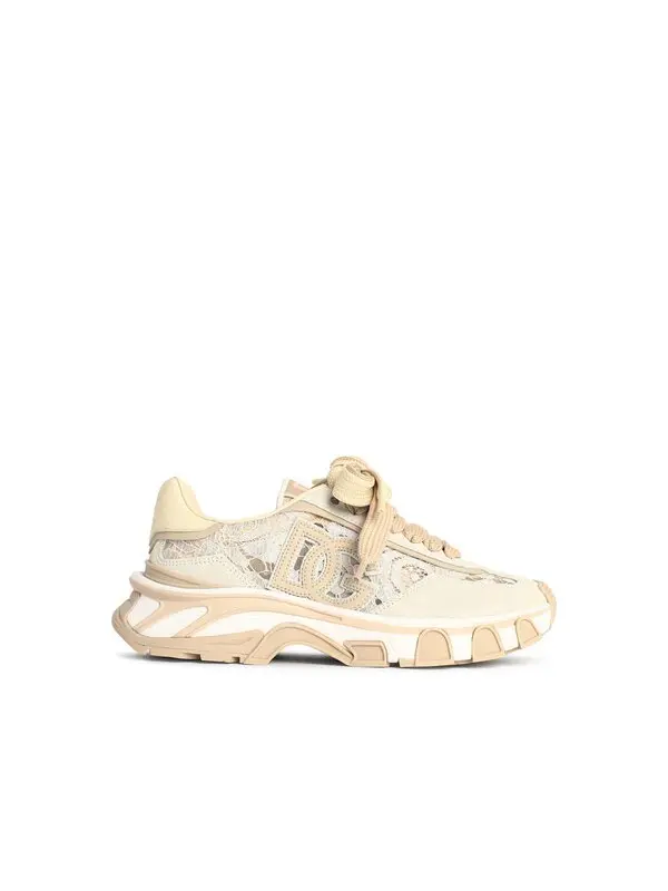 Dolce & Gabbana Dg Country Road" Lace Sneakers - White