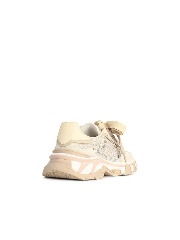 Dolce & Gabbana Dg Country Road" Lace Sneakers - White