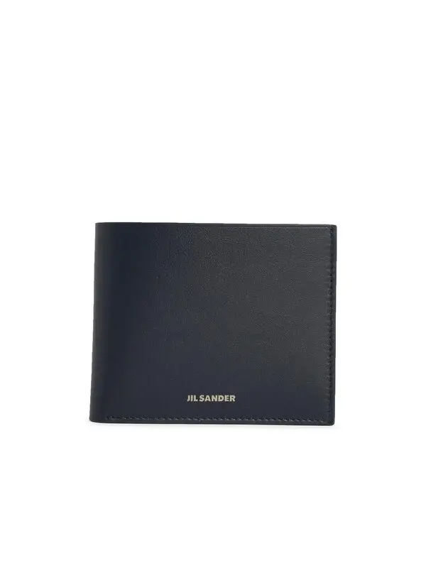 JIL SANDER Leather Pocket Wallet - Black