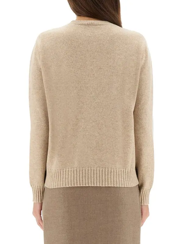 Max Mara Cashmere Cinema Sweater - Cream