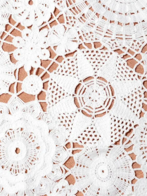 SELF-PORTRAIT Crochet Mini Dress