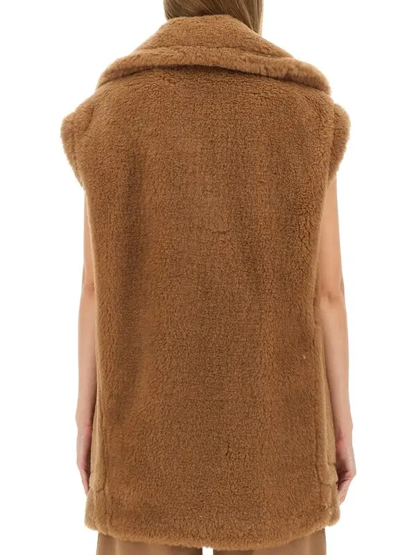 Max Mara Teddy Bear Sleeveless Vest - Cream