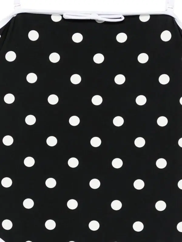 SELF-PORTRAIT Polka Dot One-piece Swimsuit