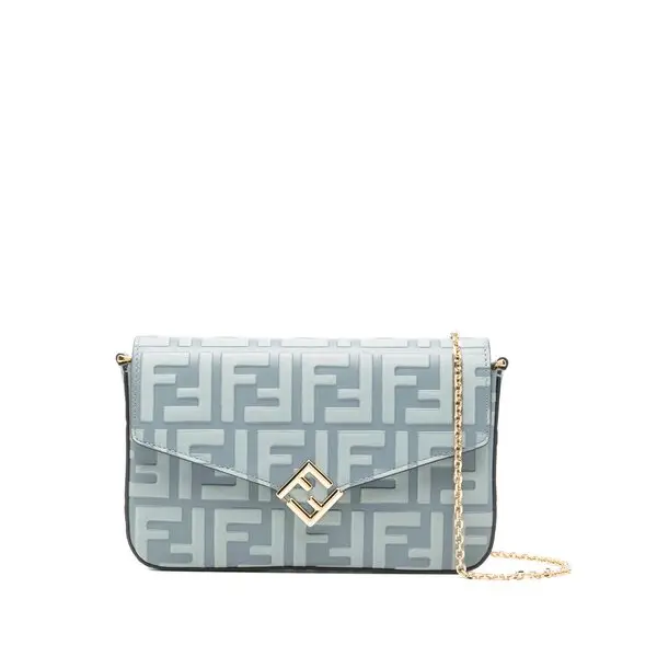 Fendi Embossed Ff Motif Mini Bag