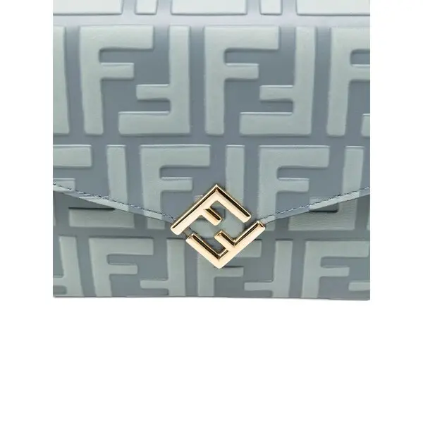 Fendi Embossed Ff Motif Mini Bag