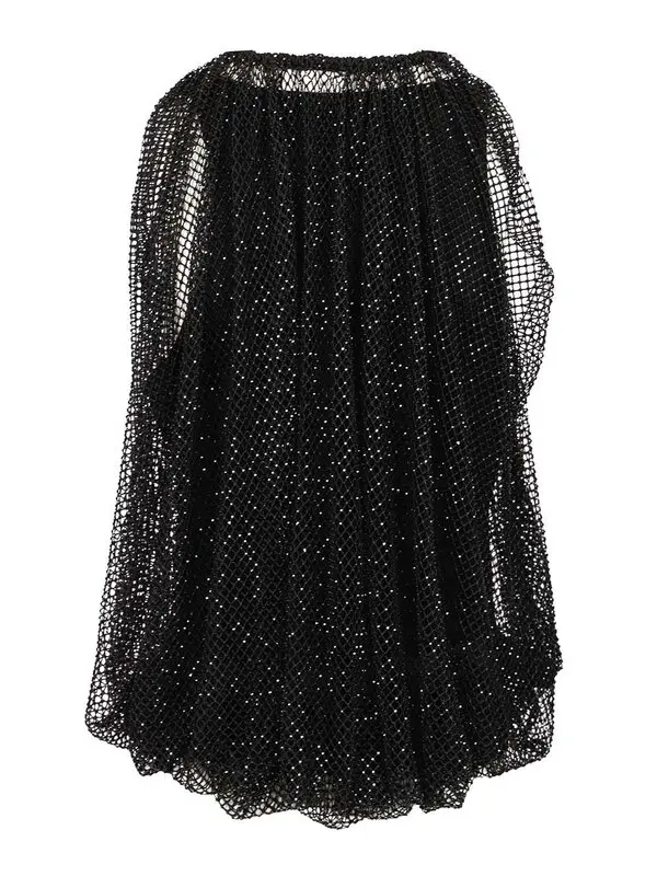 Sportmax Jersey Crystal Mesh Top
