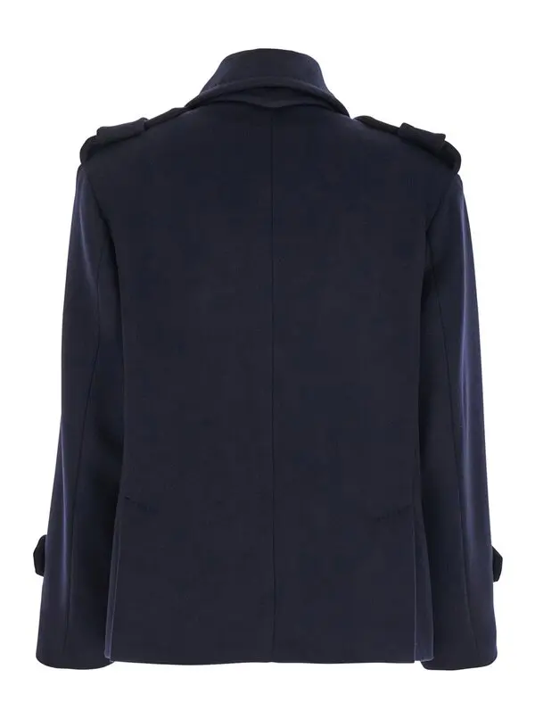 Max Mara Laveno Double Breasted Jacket - Multicolor
