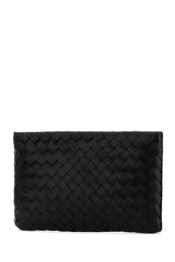 Bottega Veneta Medium Woven Leather Clutch