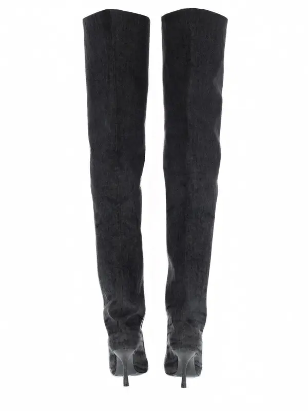 DIESEL® D-venus 90 Over-the-knee Denim Boots