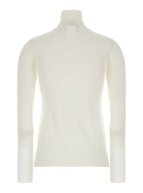 Max Mara Wool High Neck Sweater - Multicolor