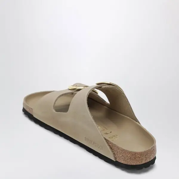 BIRKENSTOCK Arizona Big Buckle Slides - Brown