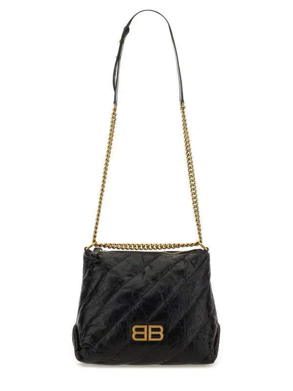 Balenciaga Crush Zipped Hobo Bag