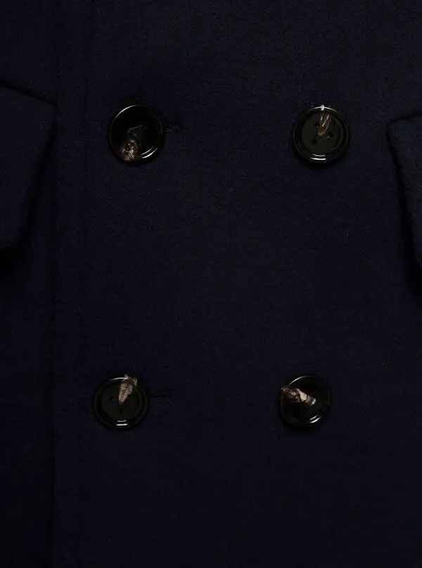 Bottega Veneta Double Wool Cashmere Cape Coat