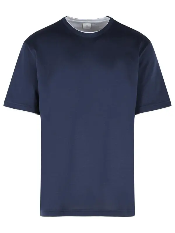 Eleventy Cotton T-shirt - Blue