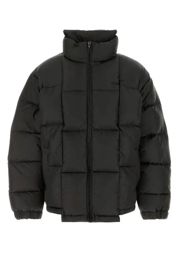 Vetements Dark Polyester Down Jacket - Brown