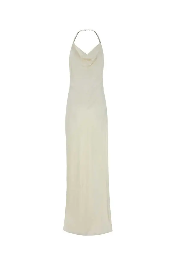 Stella McCartney Ivory Satin Long Dress