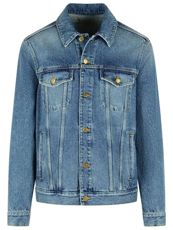 GOLDEN GOOSE Cotton Denim Jacket - Blue