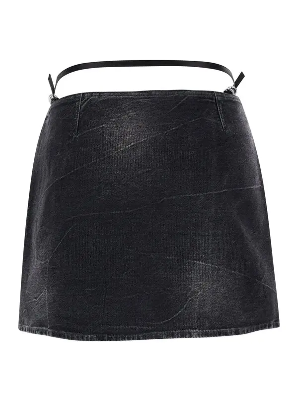 Givenchy Voyou Denim Skirt - Multicolor