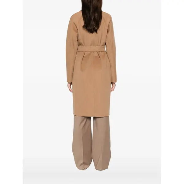 Max Mara Single-breasted Belted Cashmere Coat - Brown