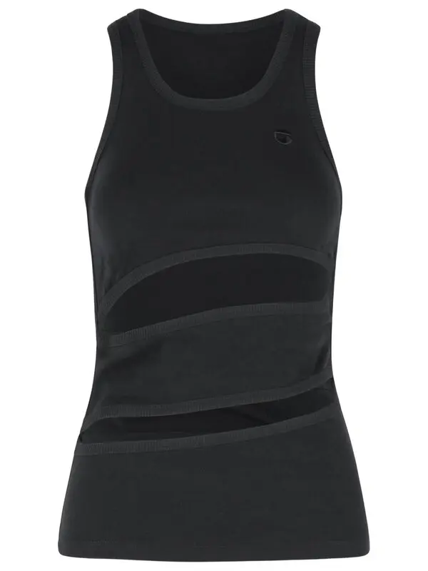 Coperni Spirale Cotton Tank Top