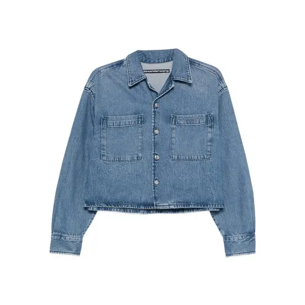 Alexander Wang Cropped Button-up Shirt