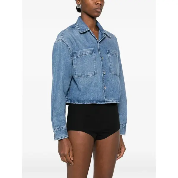Alexander Wang Cropped Button-up Shirt
