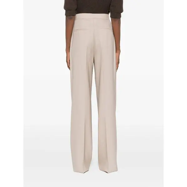 Max Mara Straight-leg Trousers - Cream