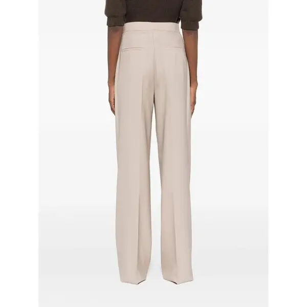 Max Mara Straight-leg Trousers - Cream