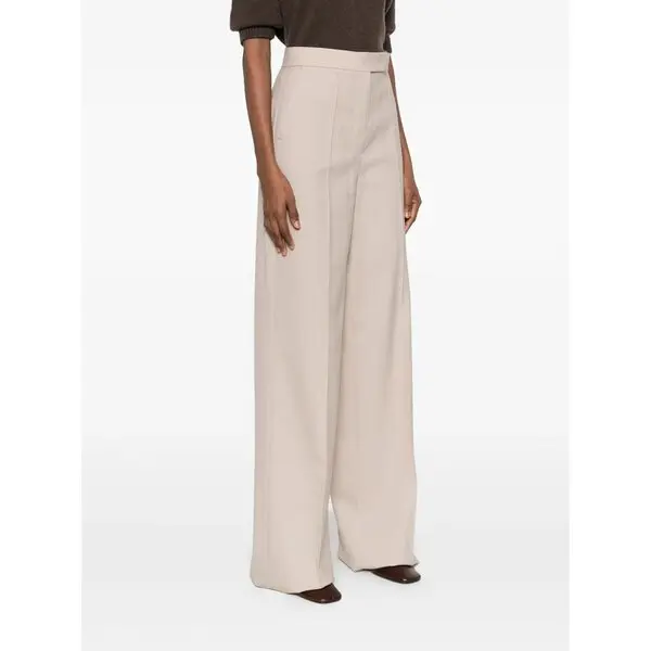 Max Mara Straight-leg Trousers - Cream